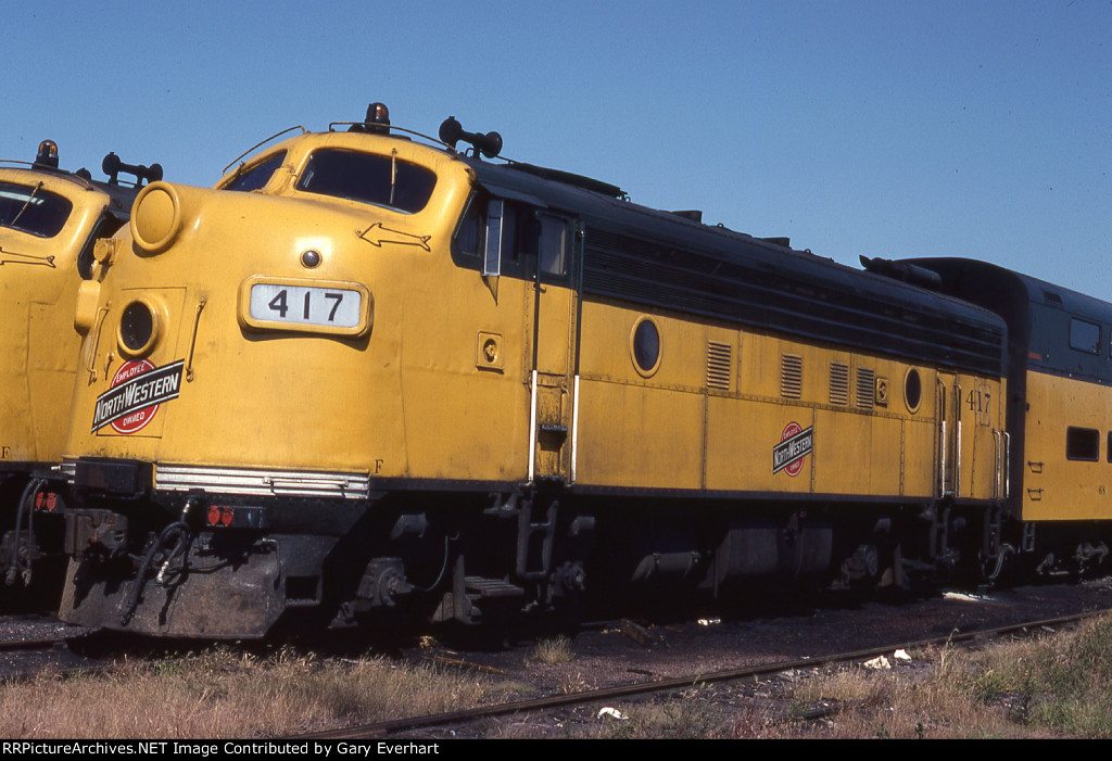 CNW F7A #417 - Chicago & North Western